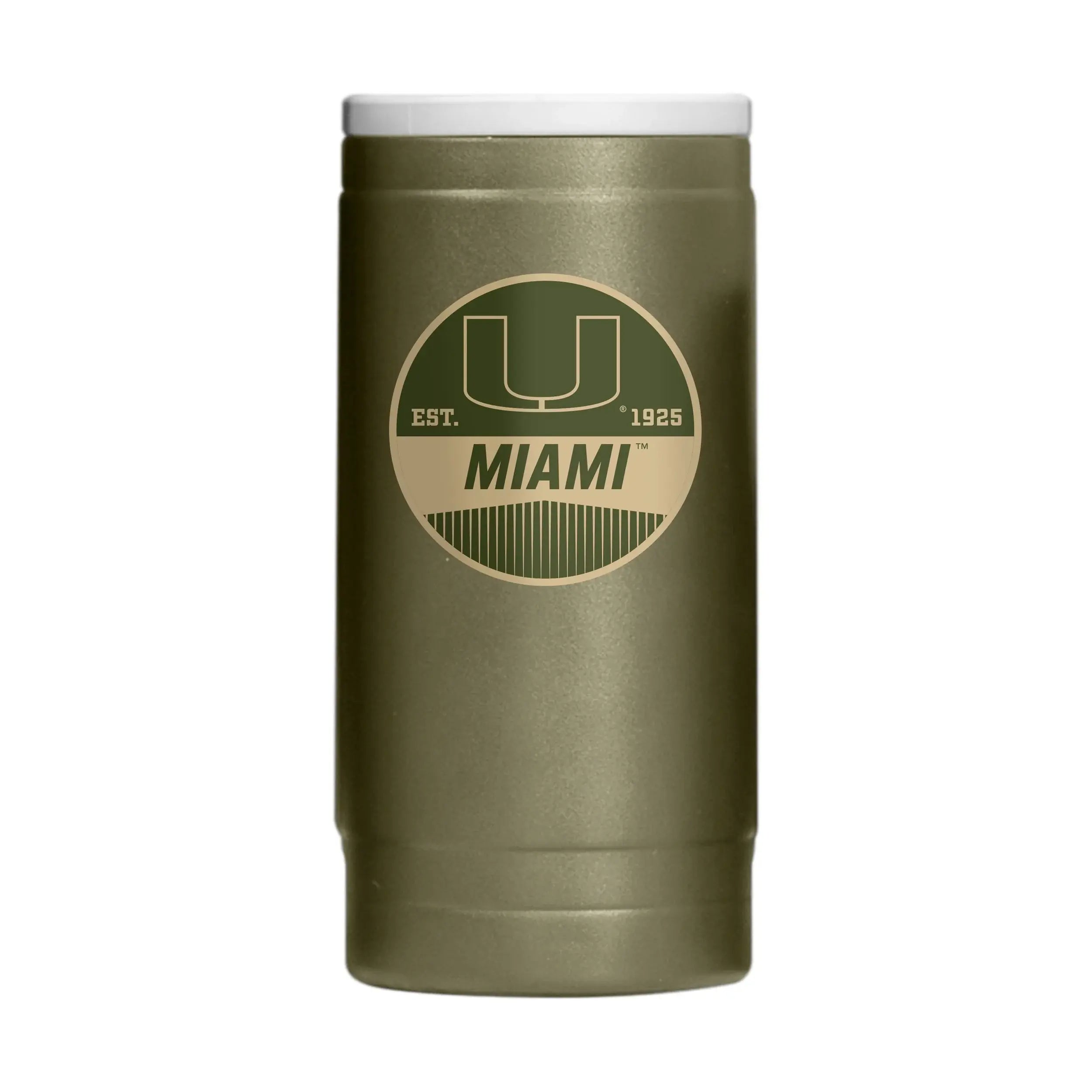 Miami Badge Powder Coat Slim Can Coolie – Flyclothing LLC