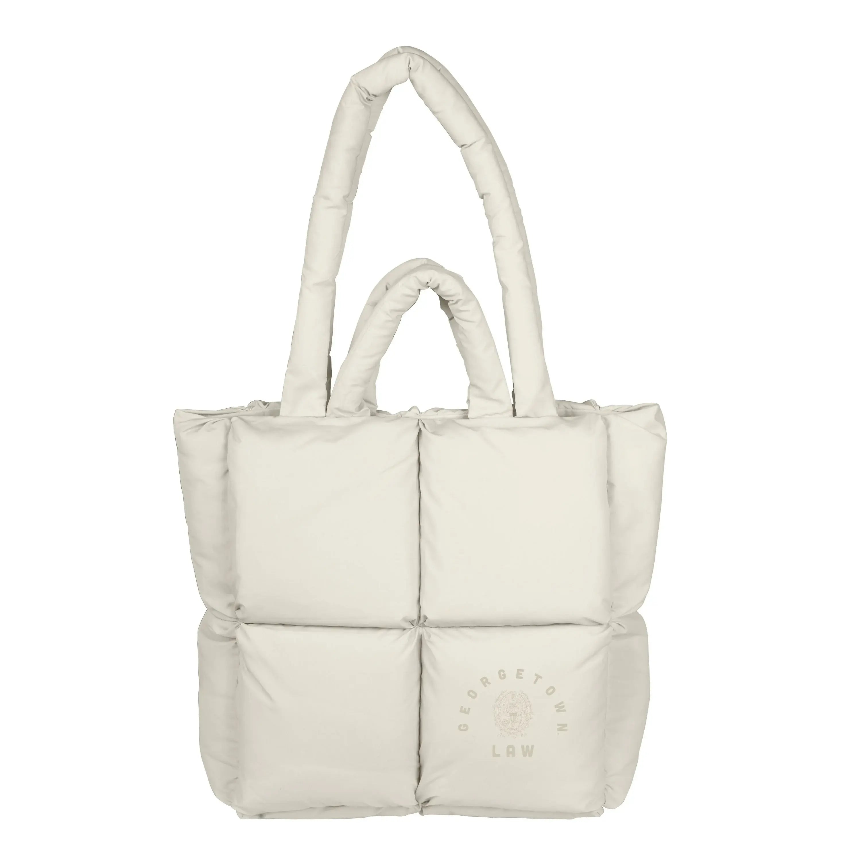 Georgetown Law Sand Puff Tote – Flyclothing LLC