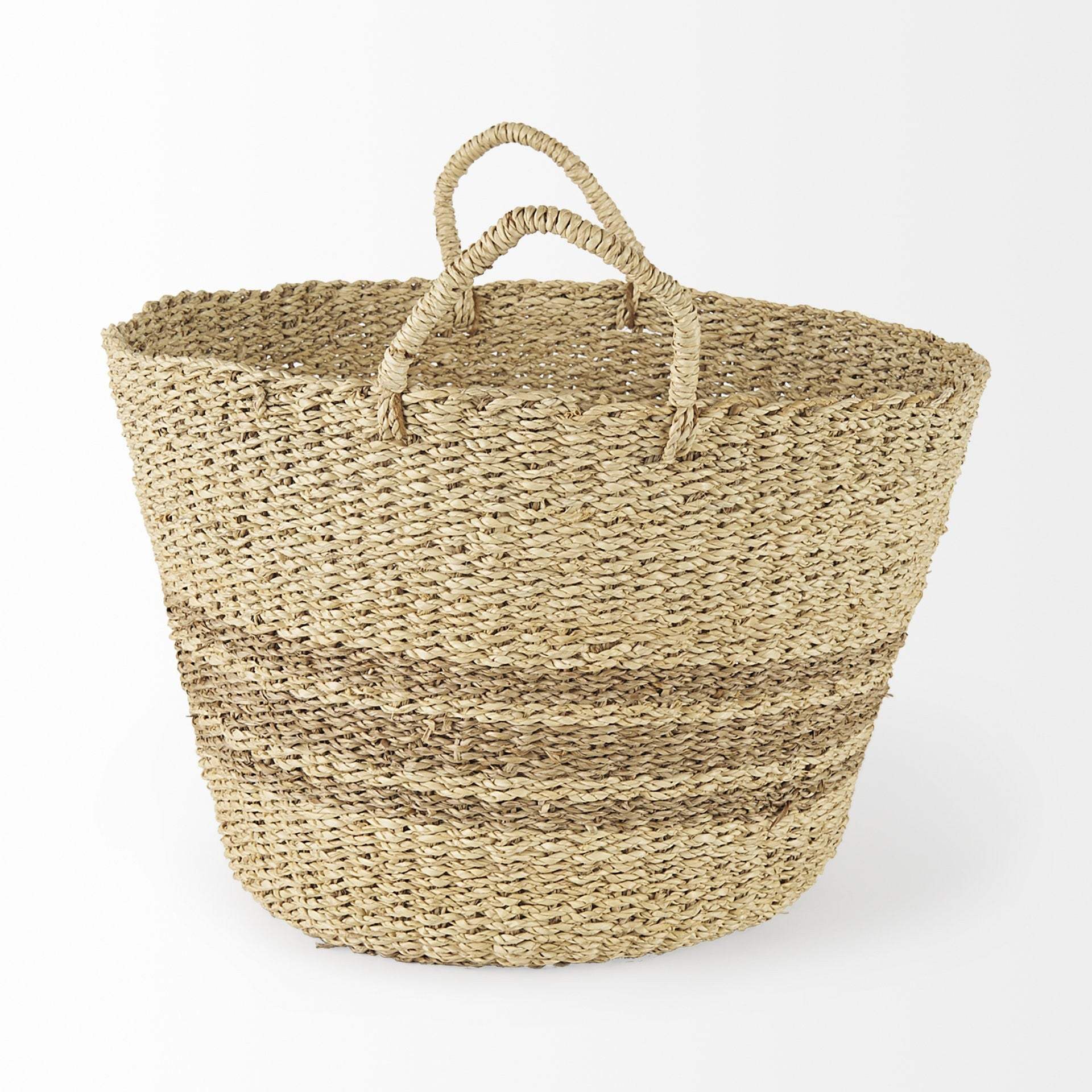 Set Of Two Detailed Wicker Storage Baskets – Flyclothing LLC