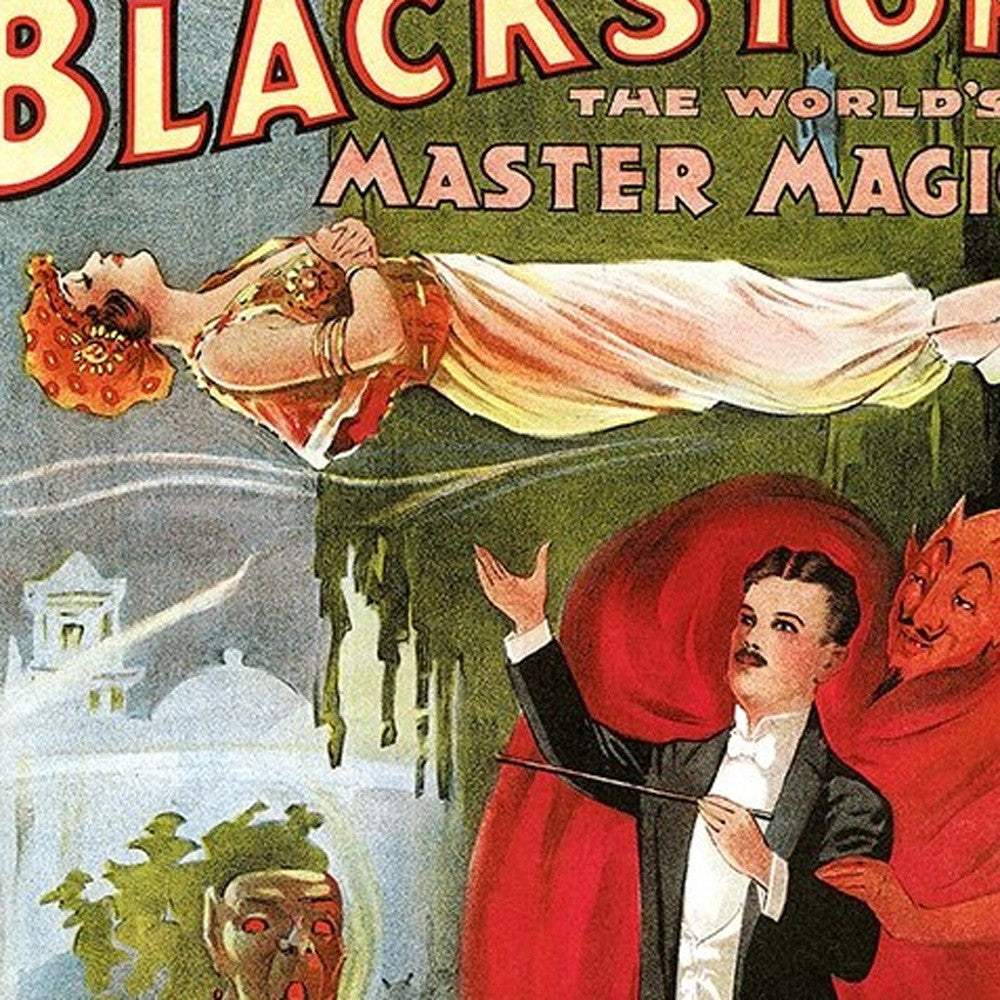 Vintage 1934 Blackstone Magic Unframed Print Wall Art – Flyclothing LLC