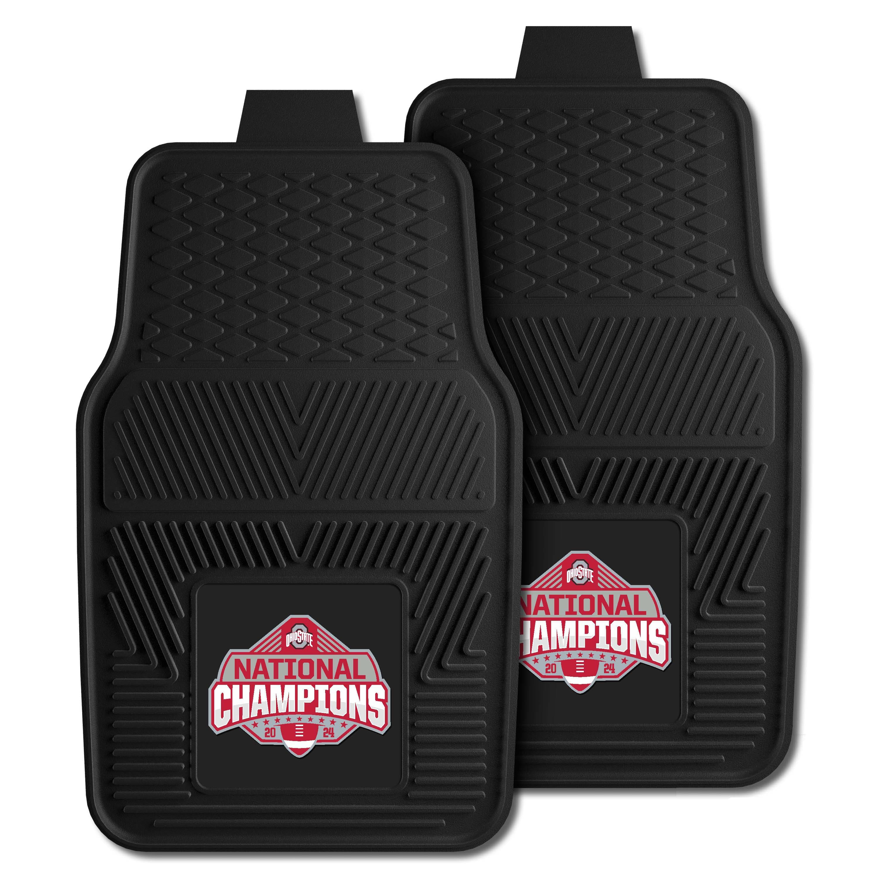 Official Ohio State 2024 National Champions Logo 17"x27" 2-pc Vinyl Ca ...