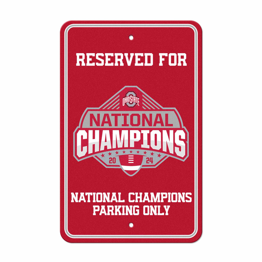 Official Ohio State 2024 National Champions Logo 18"x11.5"x0.01" Parki ...