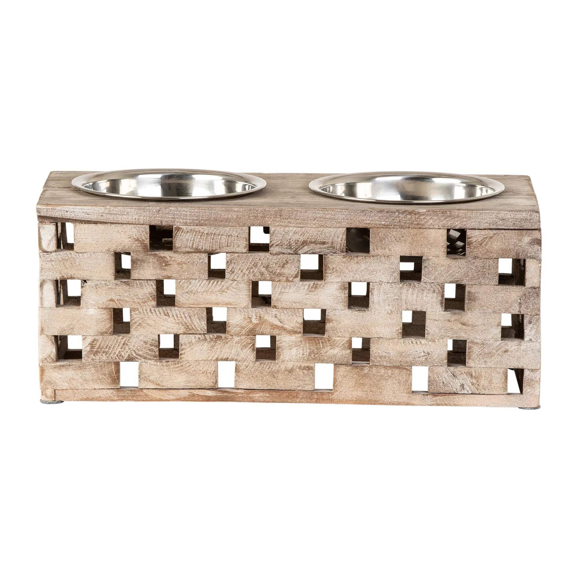 Huntley Pet Elevated Dog and Cat Double Bowl Feeder – Flyclothing LLC