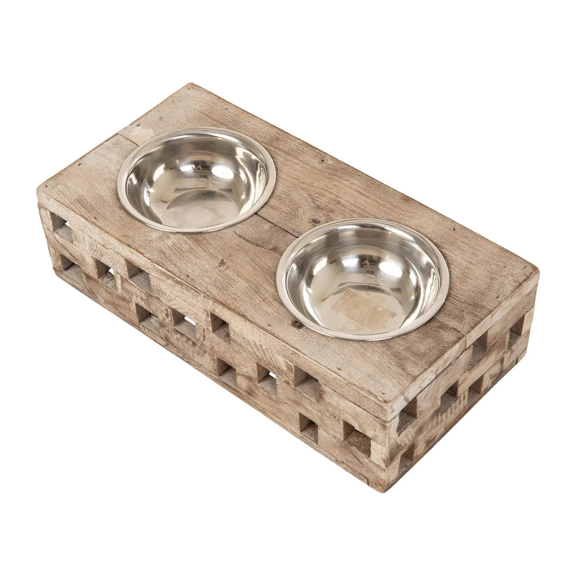 Huntley Pet Elevated Dog and Cat Double Bowl Feeder – Flyclothing LLC