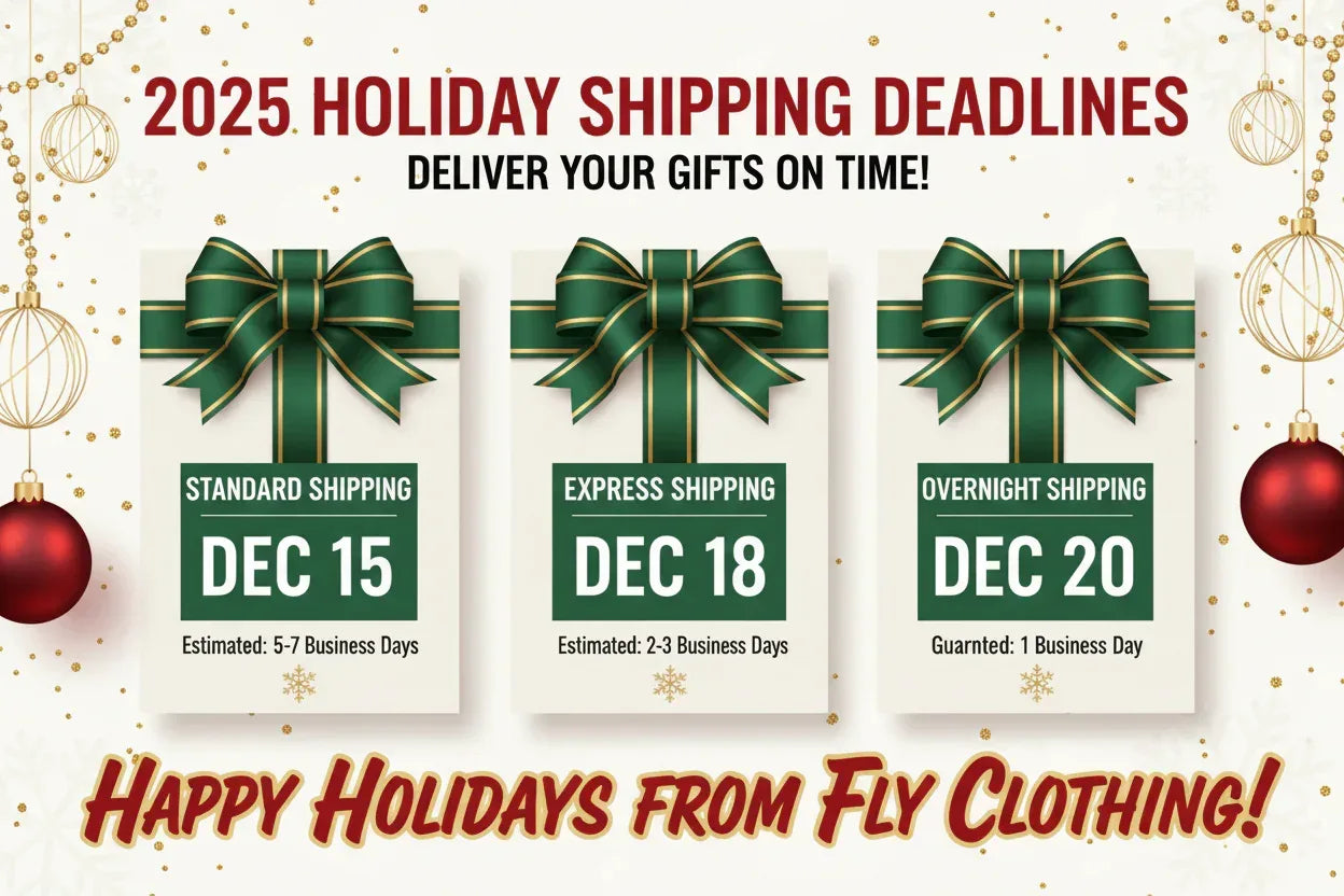 Holiday Schedule – Flyclothing LLC