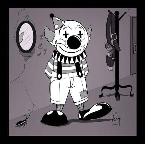 Black Market Art Company Smokey the Clown Print – Flyclothing LLC