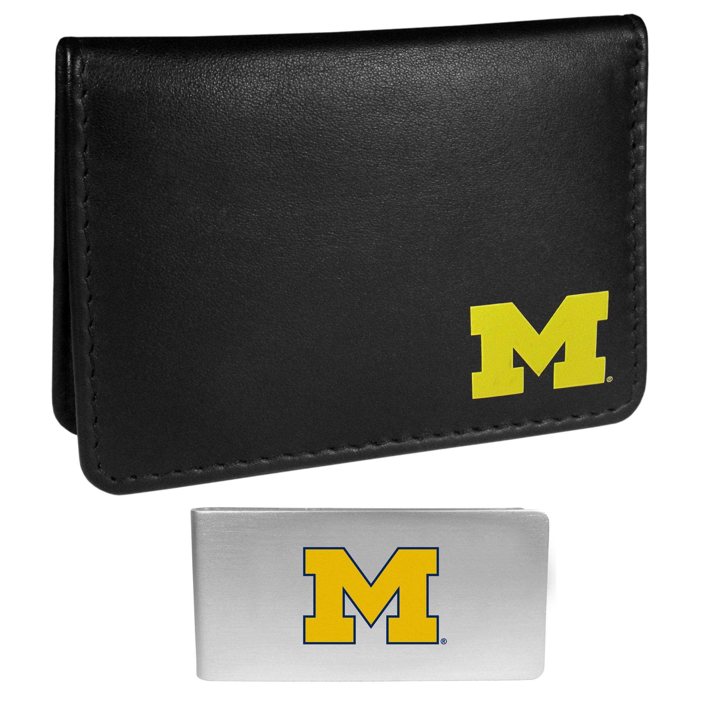 Michigan Wolverines Weekend Bi-fold Wallet & Money Clip - Flyclothing ...