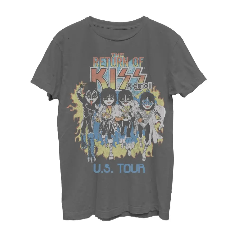 Kiss X Emoji The Return Ultra Vintage T-Shirt - Flyclothing LLC